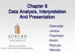 PPT - Chapter 9 Data Analysis, Interpretation, and Presentation ...