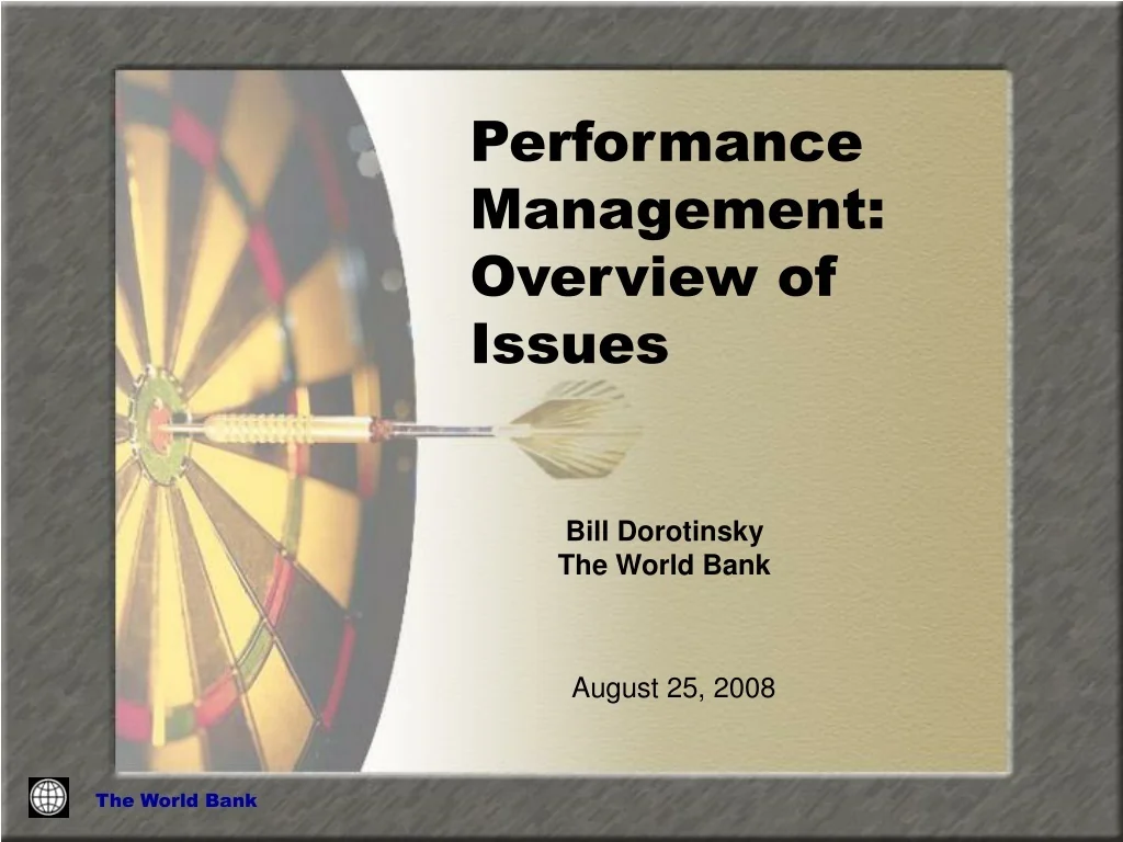 PPT - Performance Management: Overview of Issues PowerPoint ...