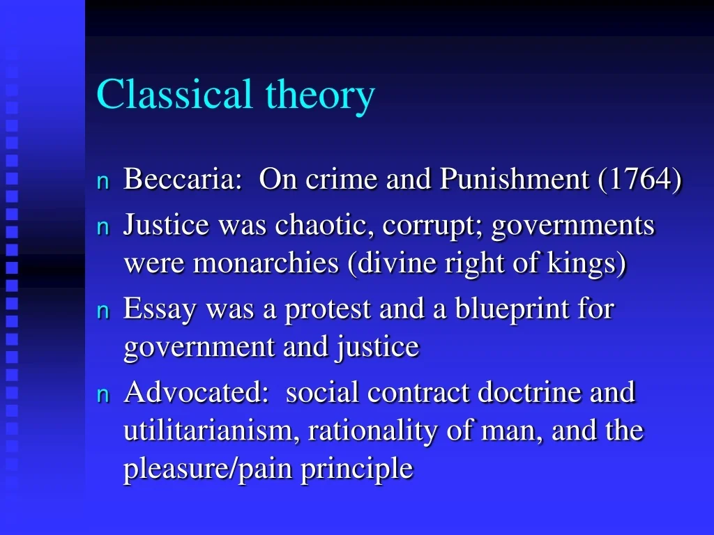 PPT - Deterrence Theory: The Rationality of Crime and Punishment ...