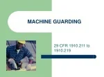 PPT - Machine Guarding PowerPoint Presentation, free download - ID:1769568