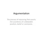 PPT - Argumentation PowerPoint Presentation, free download - ID:2605869