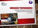 PPT - EMERGENCY Preparedness TRAINING PowerPoint Presentation, free ...