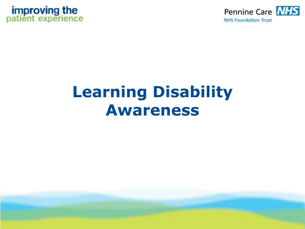 PPT - Learning Disability Awareness: Supporting Mental Health Services ...