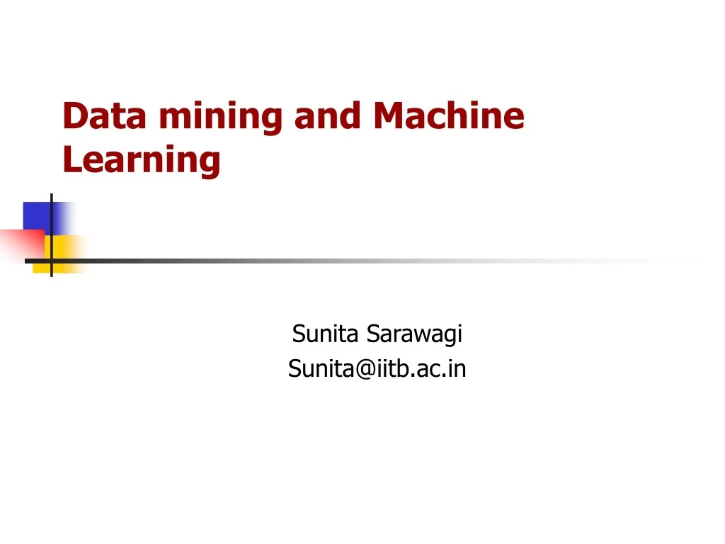 PPT - Data mining and Machine Learning PowerPoint Presentation, free download - ID:9433818
