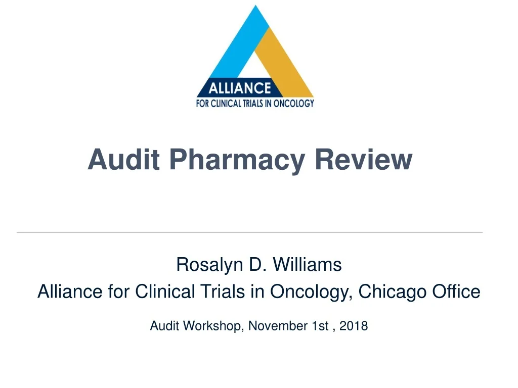 PPT - Audit Pharmacy Review PowerPoint Presentation, free download - ID ...
