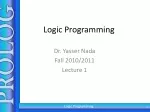 PPT - Logic Programming PowerPoint Presentation, free download - ID:4838786