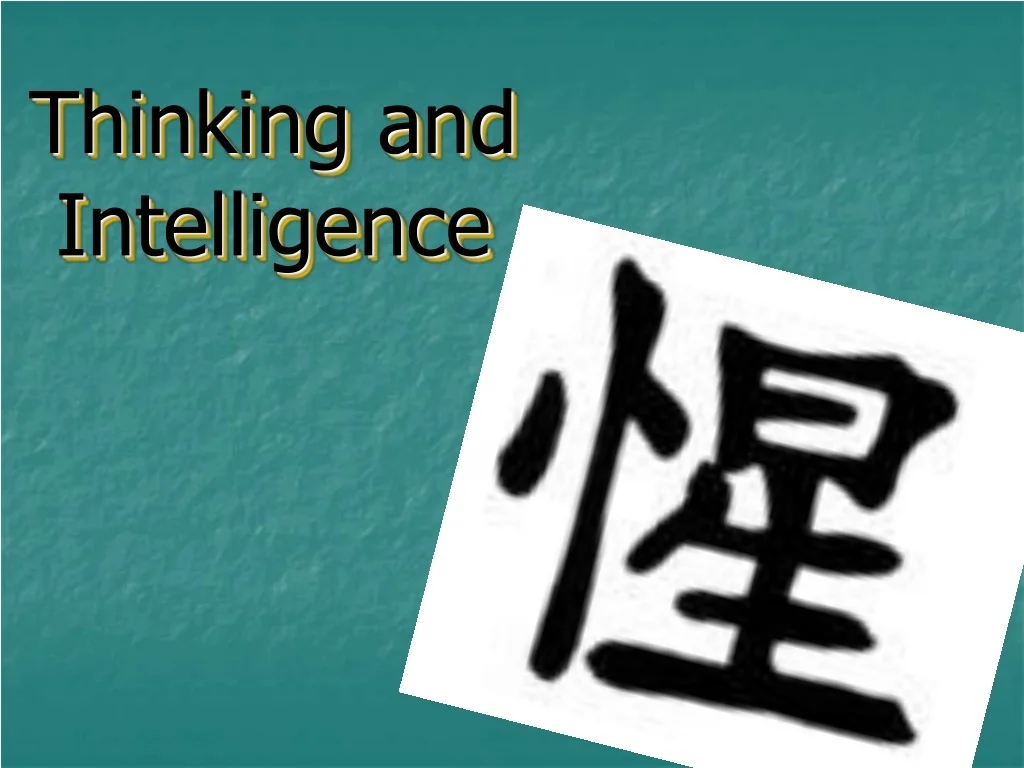 PPT - Enhancing Thinking Skills: Concepts, Problem-Solving, and ...