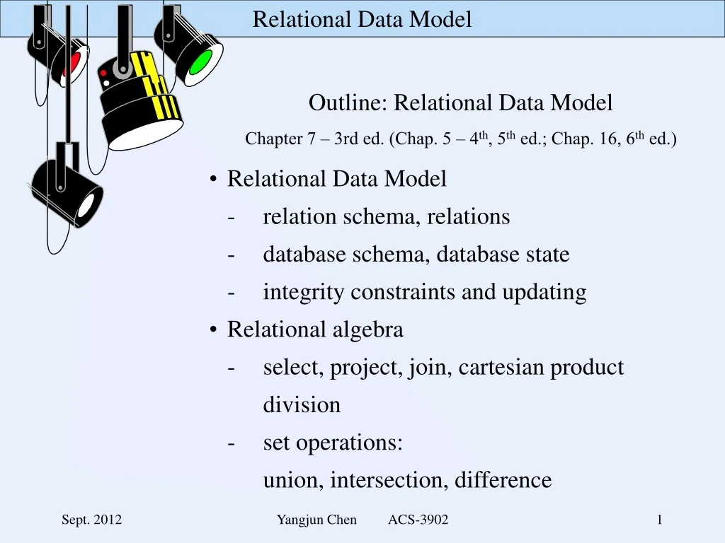 PPT - Outline: Relational Data Model PowerPoint Presentation, free ...