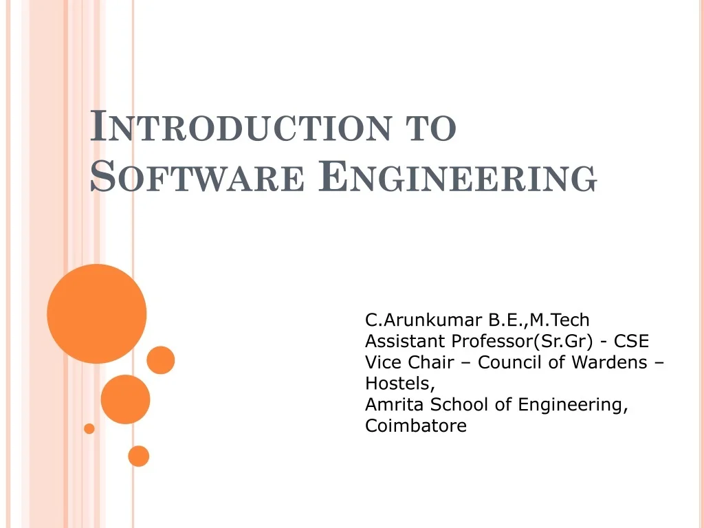 PPT - Introduction to Software Engineering PowerPoint Presentation ...