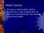 PPT - Metal Casting Processes PowerPoint Presentation, free download ...