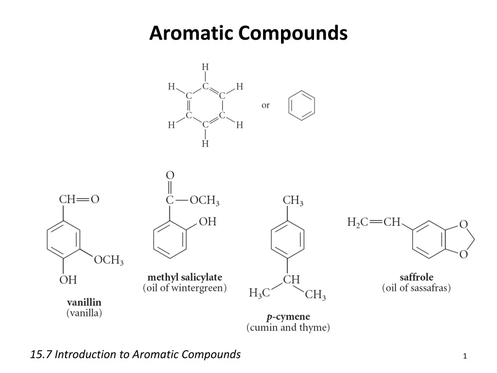 PPT - Aromatic Compounds PowerPoint Presentation, free download - ID ...