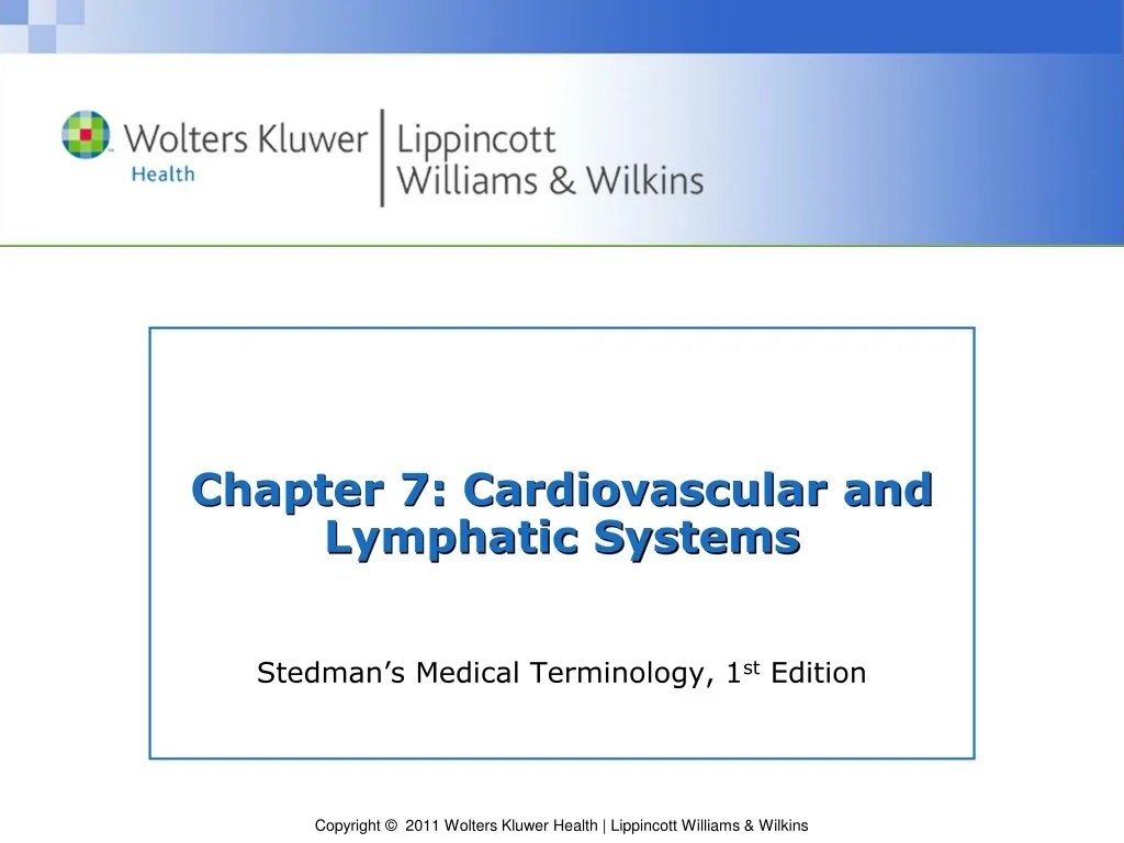 PPT - Cardiovascular and Lymphatic Systems Overview: Structures and ...