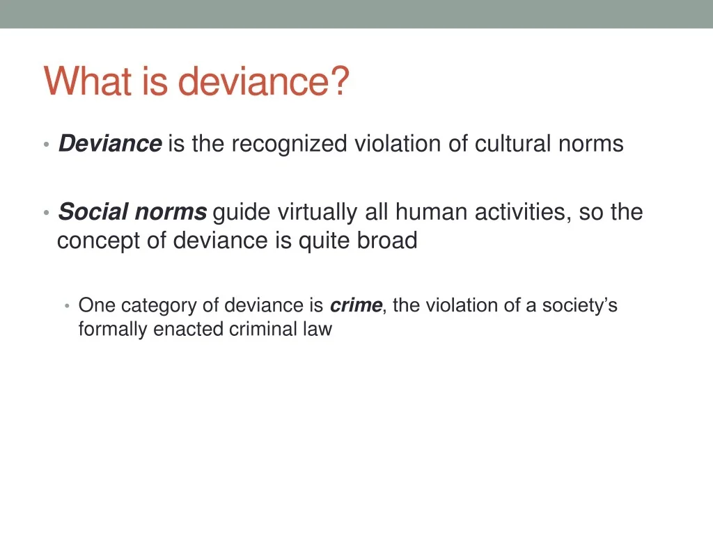 PPT - What is deviance? PowerPoint Presentation, free download - ID:9442567