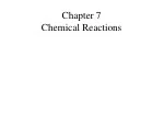 PPT - Chapter 7 Chemical Reactions PowerPoint Presentation, free ...