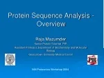 PPT - Protein Sequence Analysis - Overview PowerPoint Presentation ...
