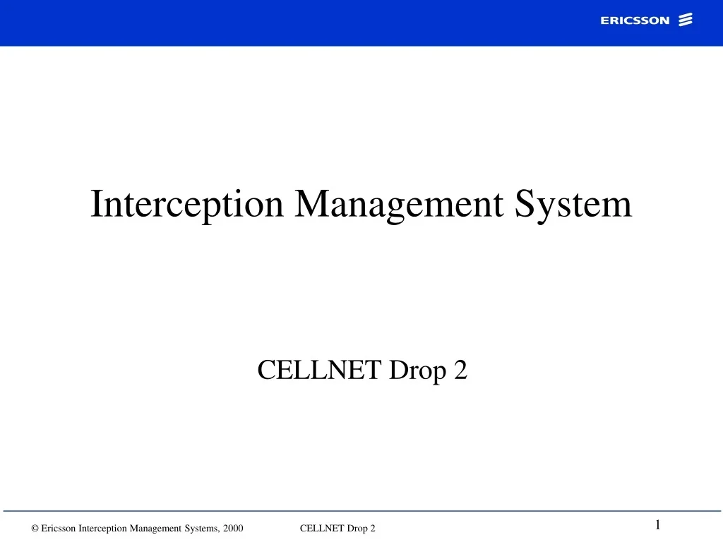 PPT - Interception Management System PowerPoint Presentation, free ...