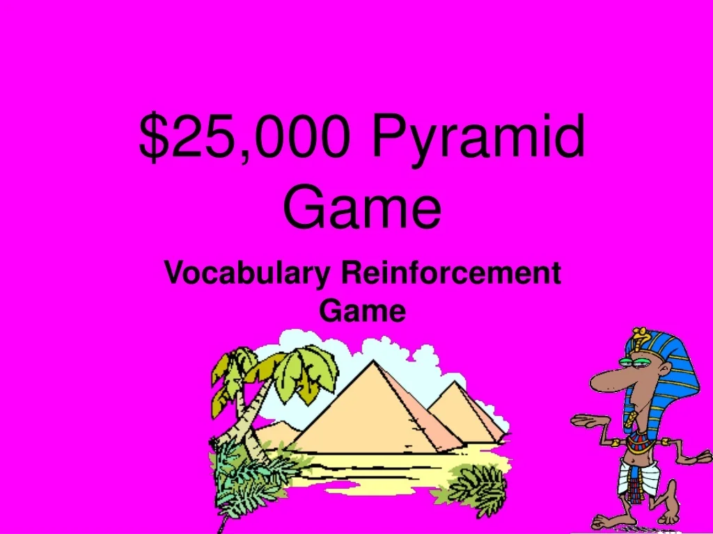 PPT - $25,000 Pyramid Game PowerPoint Presentation, free download - ID ...