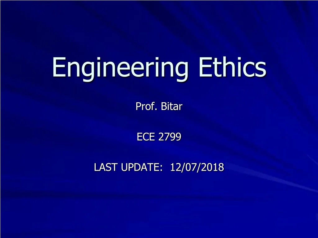 PPT - Engineering Ethics PowerPoint Presentation, free download - ID ...