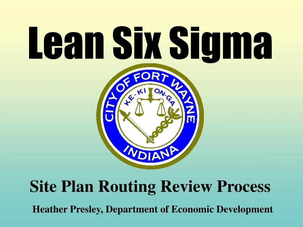 PPT - Lean Six Sigma PowerPoint Presentation, free download - ID:9447455