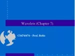 PPT - Chapter 7 Wavelets and Multiresolution Processing PowerPoint ...