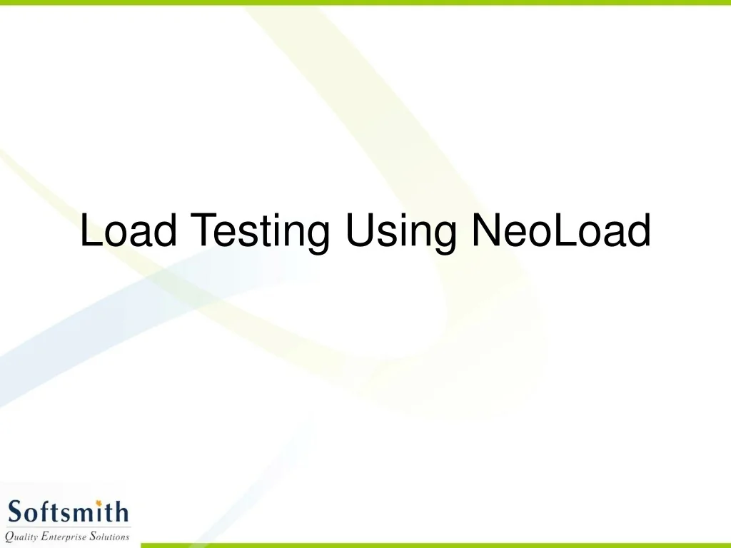 PPT - Load Testing Using NeoLoad PowerPoint Presentation, free download ...