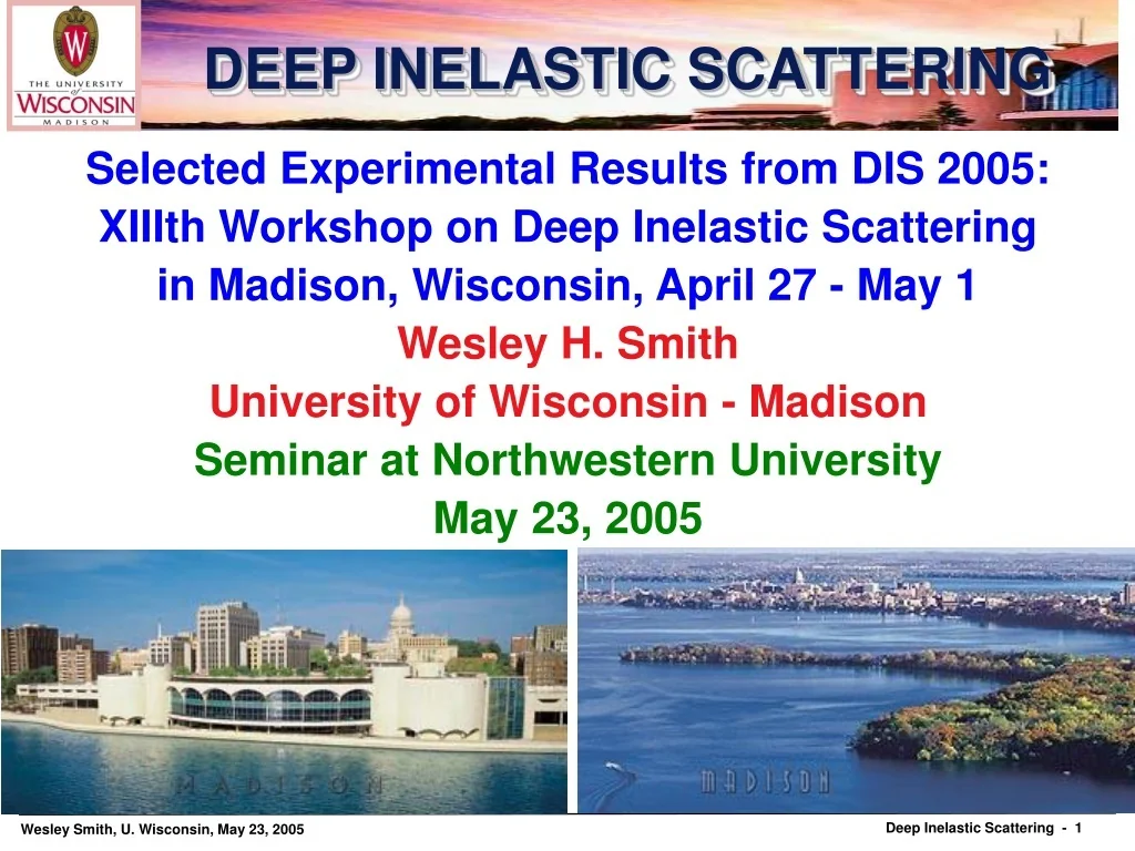 PPT - Advancements in Deep Inelastic Scattering Research: Insights from ...