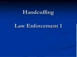 PPT - Handcuffing PowerPoint Presentation, free download - ID:9450982