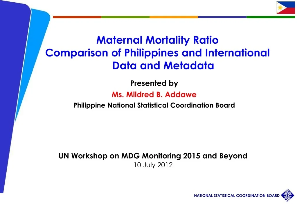 PPT - Maternal Mortality Ratio Comparison of Philippines and ...