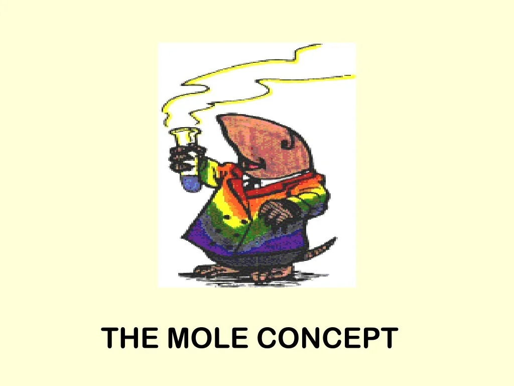 PPT - THE MOLE CONCEPT PowerPoint Presentation, free download - ID:9451727