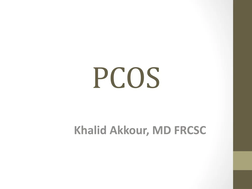 PPT - PCOS PowerPoint Presentation, free download - ID:9453090