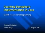 PPT - Counting Semaphore Implementation in Java PowerPoint Presentation - ID:1236897