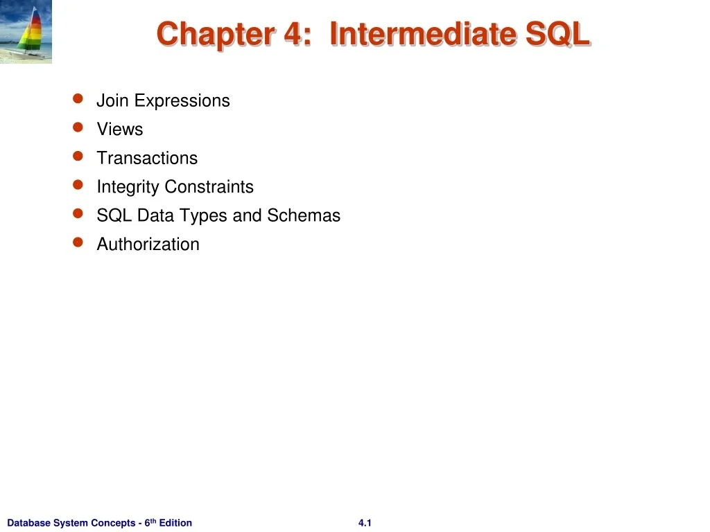 PPT - SQL Intermediate Concepts: Joins, Views, Transactions PowerPoint ...