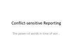 PPT - Conflict Sensitive Approaches PowerPoint Presentation, free ...