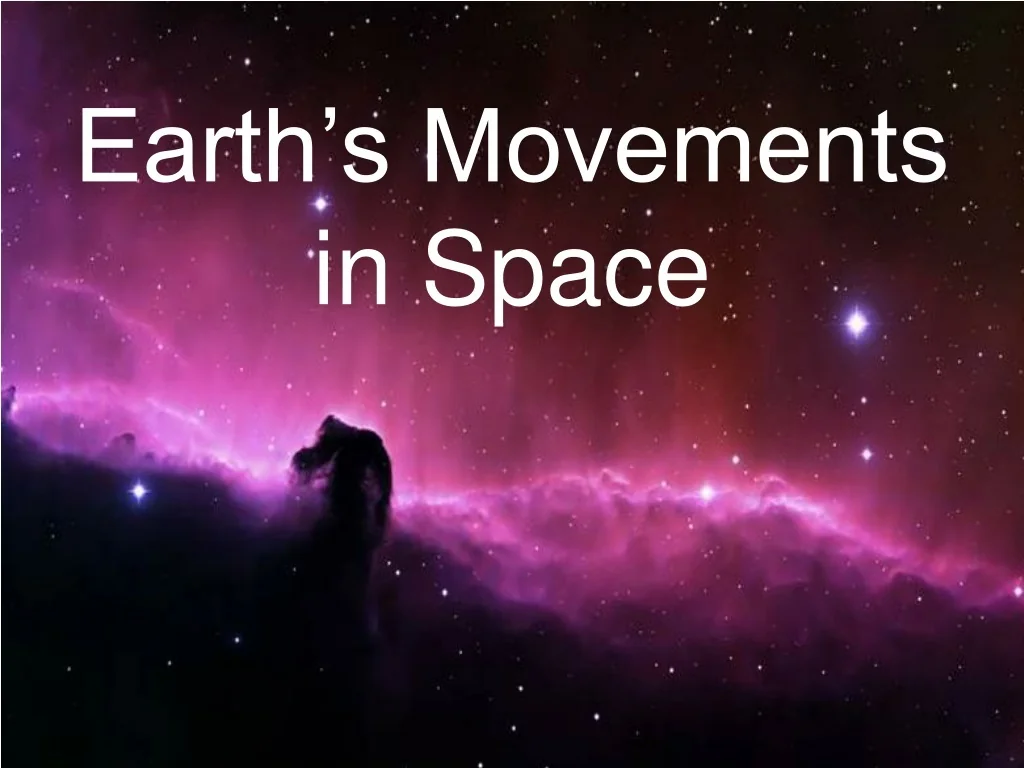 PPT - Earth’s Movements in Space PowerPoint Presentation, free download ...