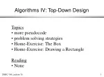 PPT - Top-Down Design PowerPoint Presentation, free download - ID:1103701