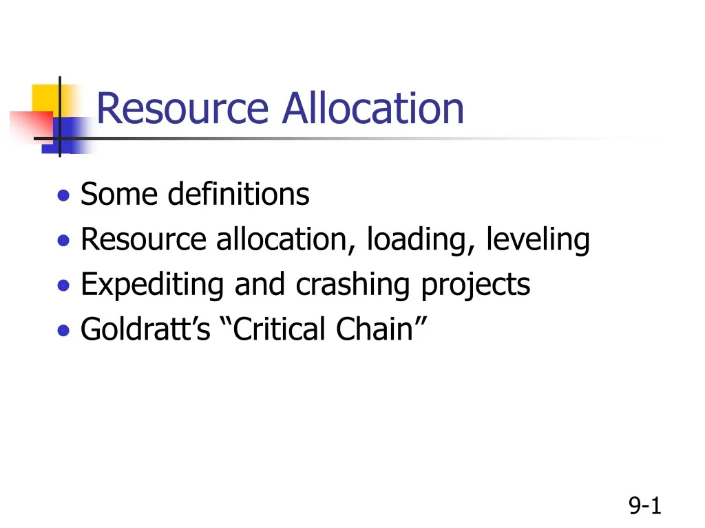 PPT - Efficient Resource Allocation in Project Management PowerPoint ...