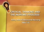 PPT - Critical Thinking in Nursing PowerPoint Presentation, free ...