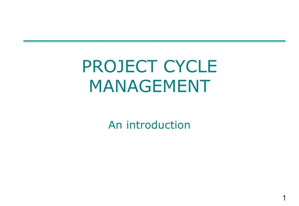 PPT - PROJECT CYCLE MANAGEMENT PowerPoint Presentation, free download ...