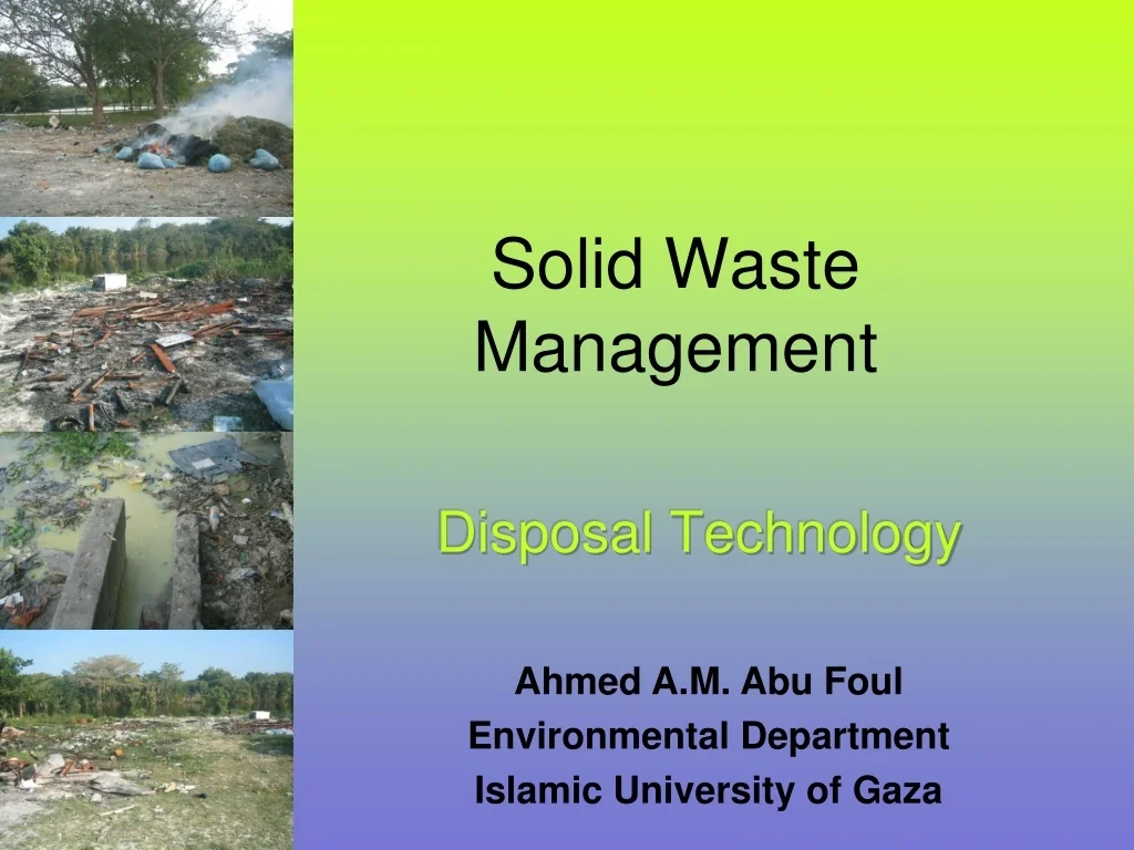 PPT - Solid Waste Management PowerPoint Presentation, free download ...