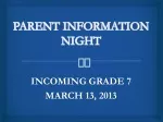 PPT - STAAR Parent Information Night PowerPoint Presentation, free ...