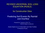 PPT - Chapter 6 Revised Universal Soil Loss Equation RUSLE PowerPoint ...