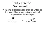 PPT - Partial Fraction Decomposition PowerPoint Presentation, free ...