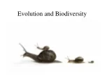 PPT - Module 3: Biodiversity and Evolution PowerPoint Presentation ...