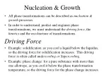 PPT - Nucleation and Growth of Crystals PowerPoint Presentation, free ...