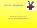 PPT - Learning about paragraphs PowerPoint Presentation, free download ...