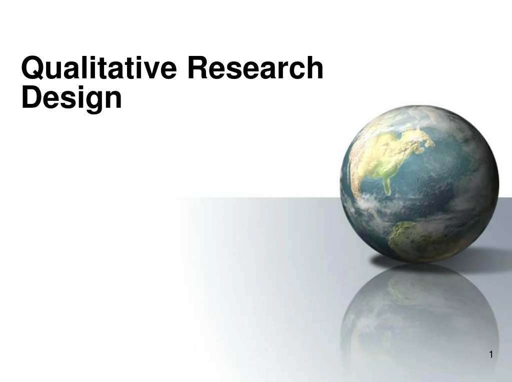 PPT - Qualitative Research Design PowerPoint Presentation, free ...