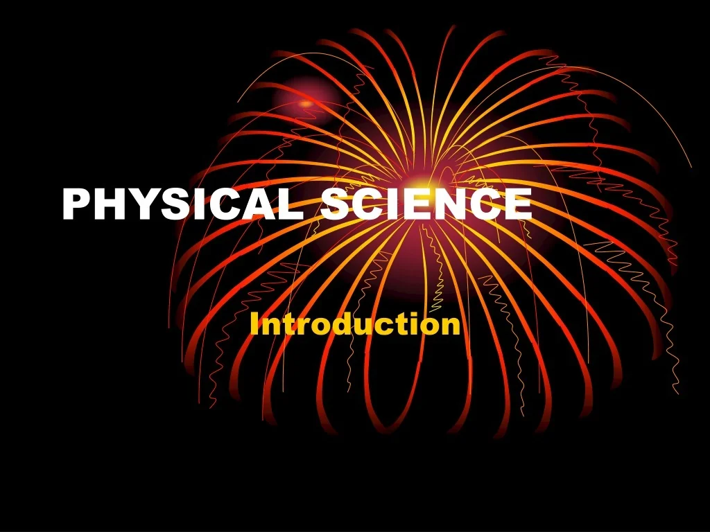 PPT - PHYSICAL SCIENCE PowerPoint Presentation, free download - ID:9469009
