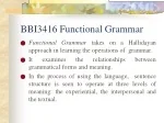PPT - Systemic Functional Grammar PowerPoint Presentation, free ...