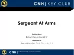 PPT - Duties of the Sergeant-at-Arms PowerPoint Presentation, free ...