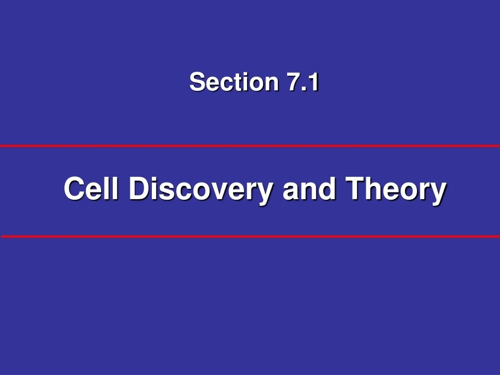 PPT - Cell Discovery and Theory: Exploring the Building Blocks of Life ...